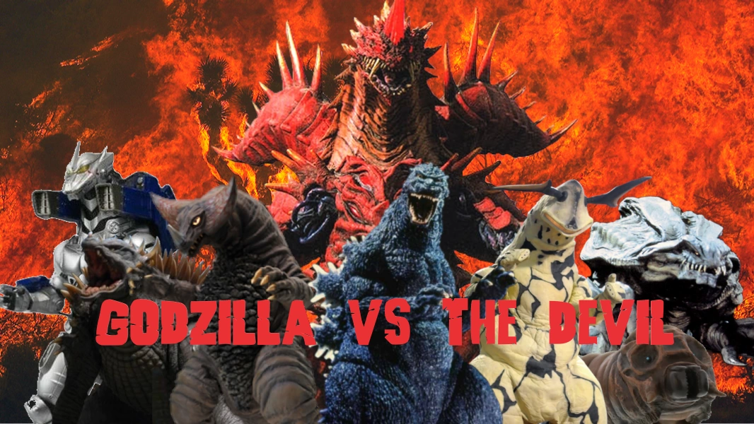 Godzilla vs the devil poster | Fandom