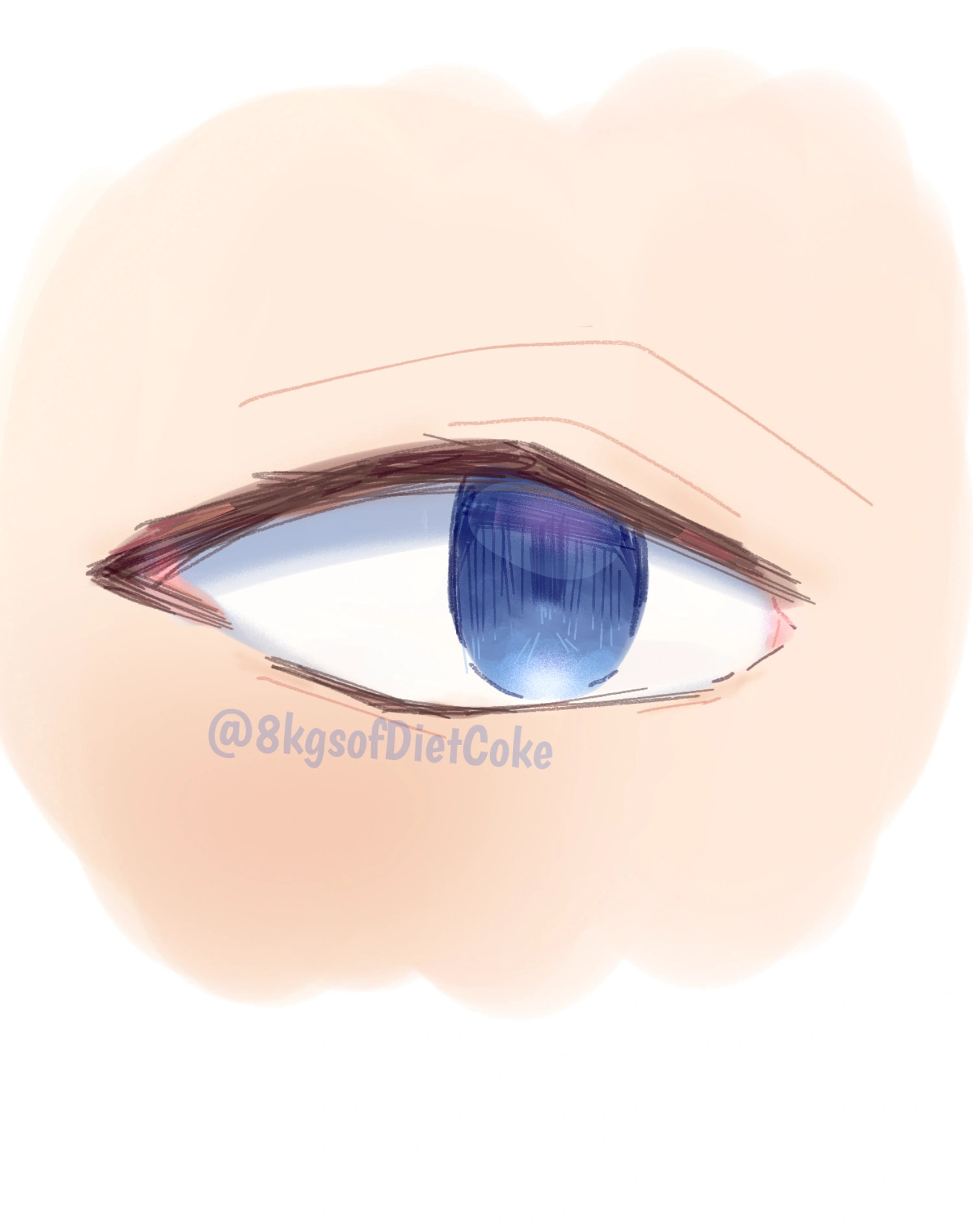 so um i drew childe's eye | Fandom