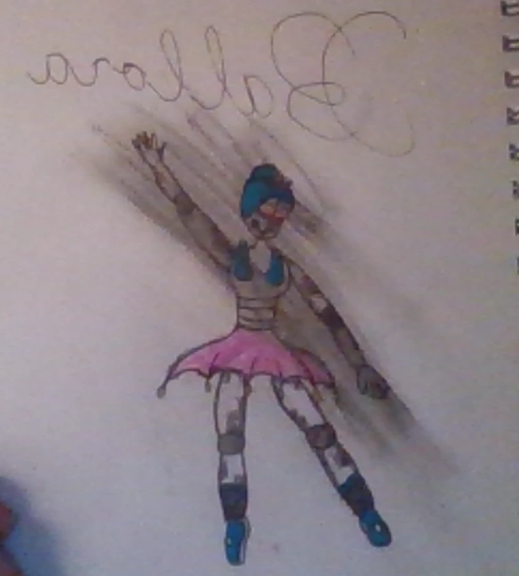 I finished the Ballora drawing :> | Fandom