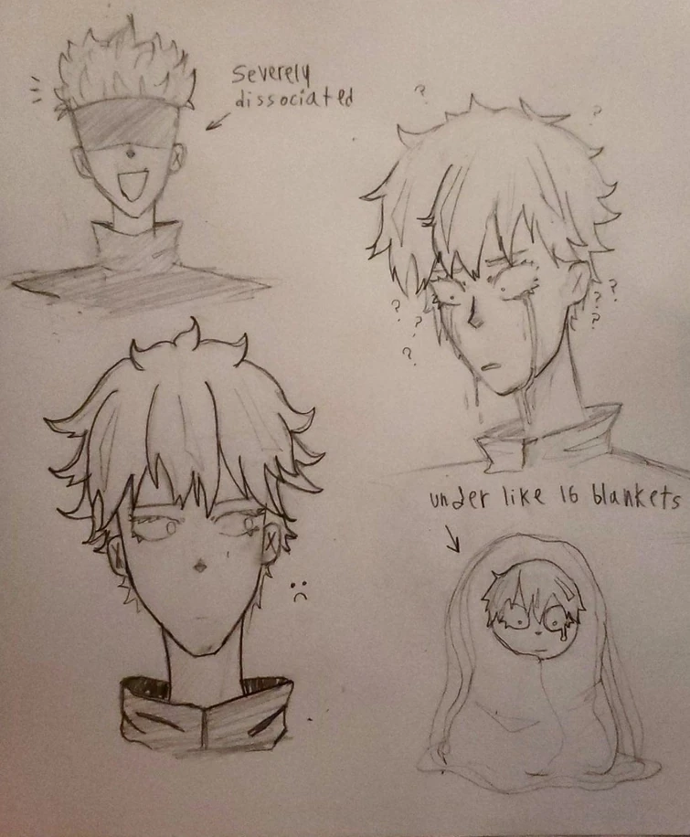 Gojo being depressed | Fandom