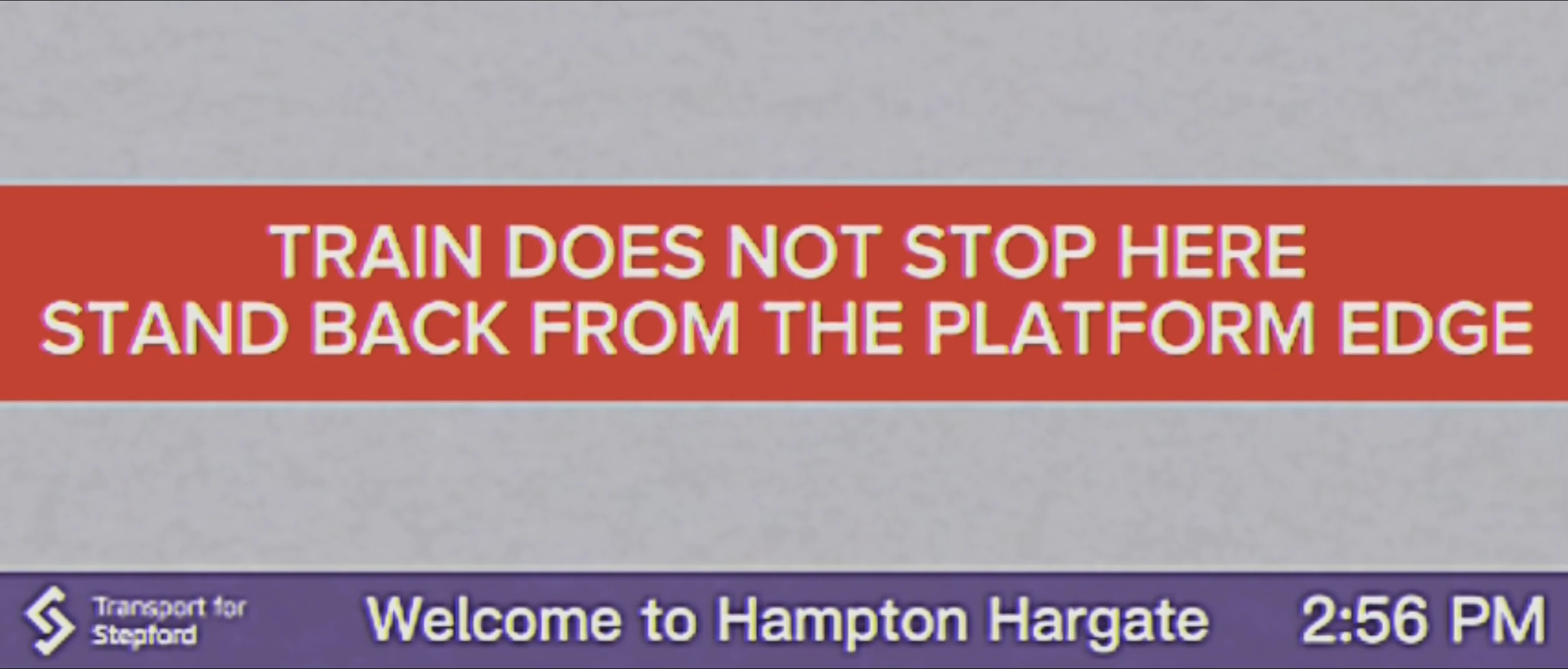 Made a platform train arrivals screen for SCR | Fandom