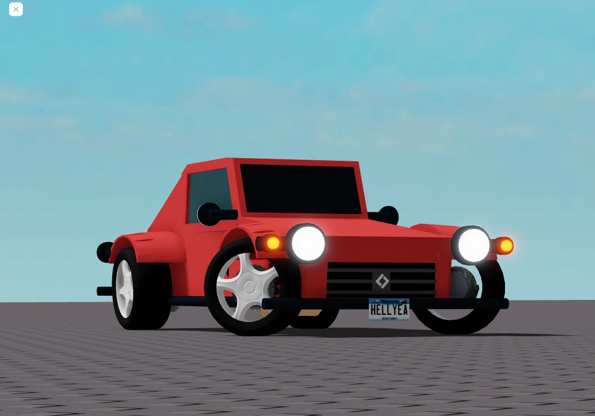 Made my own first car on Roblox. A 2002 Redpool Gable G3 its fictional ...