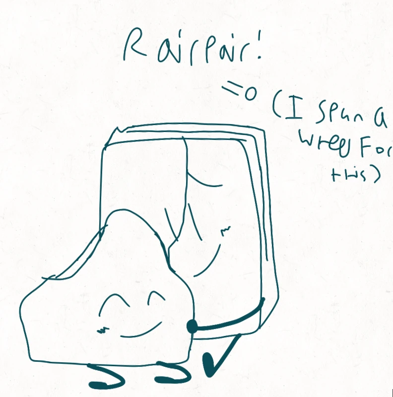 So I spun a wheel with a bunch of characters in aim for a rarepair to ...