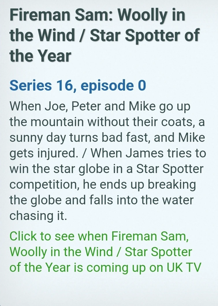 SERIES 16 RELEASE DATE AND EPISODE TITLES AND BIOS | Fandom