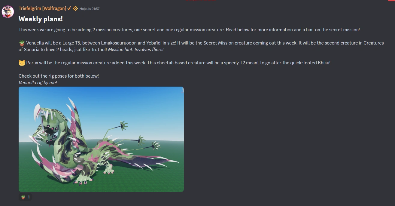 2 New mission creatures that looks sick! | Fandom