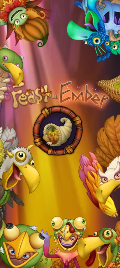 Made a feast ember phone wallpaper for 412 x 915 phones | Fandom