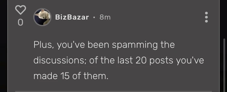 I do not spam just because I post a lot dose not mean I’m spamming | Fandom