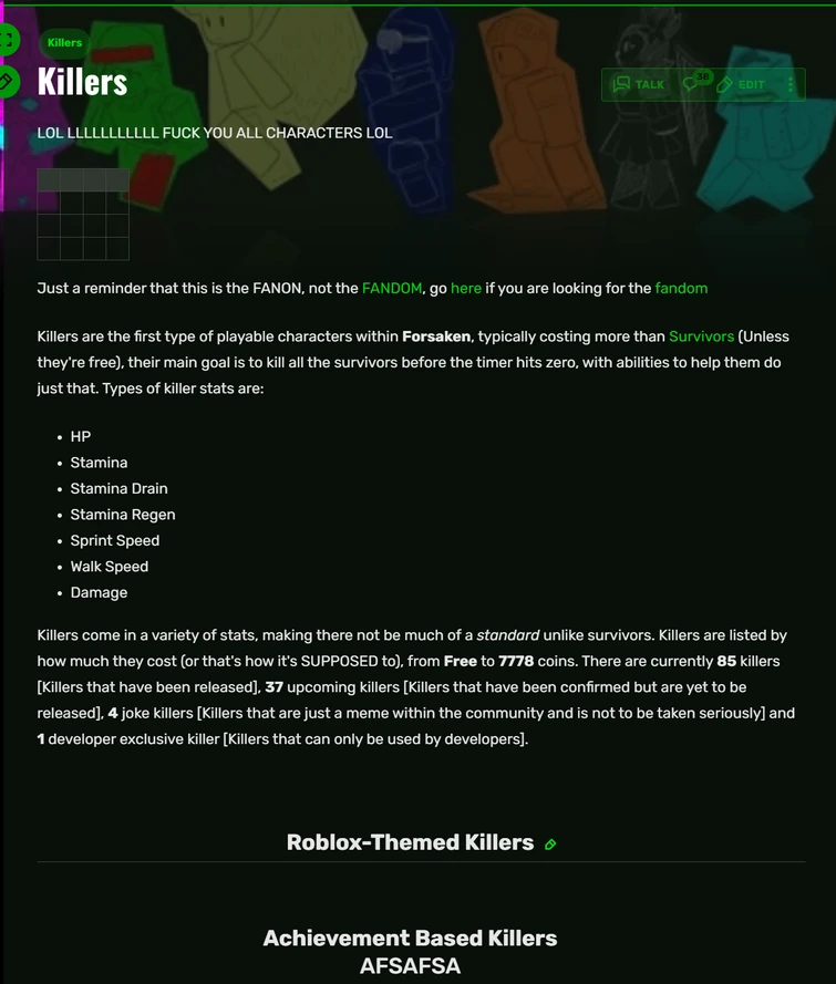 BUNCHA PAGES GOT VANDALIZED | Fandom