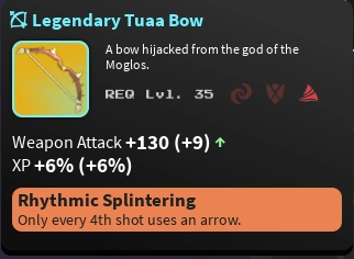 How much a Legendary Tuaa Bow costs? | Fandom