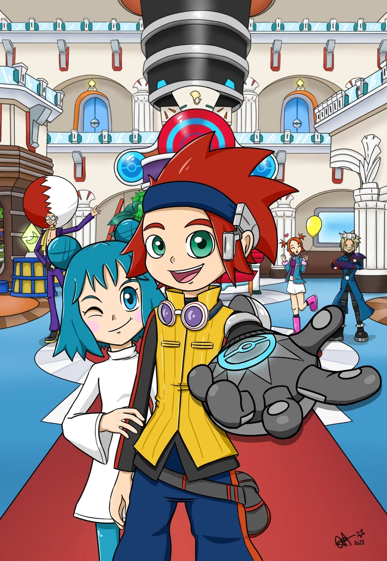 Michael and Jovi from Pokémon XD: Gale of Darkness 19th Anniversary ...