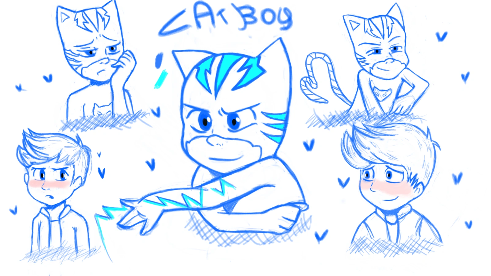 Sketches on Catboy💙 | Fandom