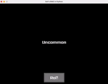 Sol's RNG in python V2 (poll) - Help me decide which rolling animation is better | Fandom