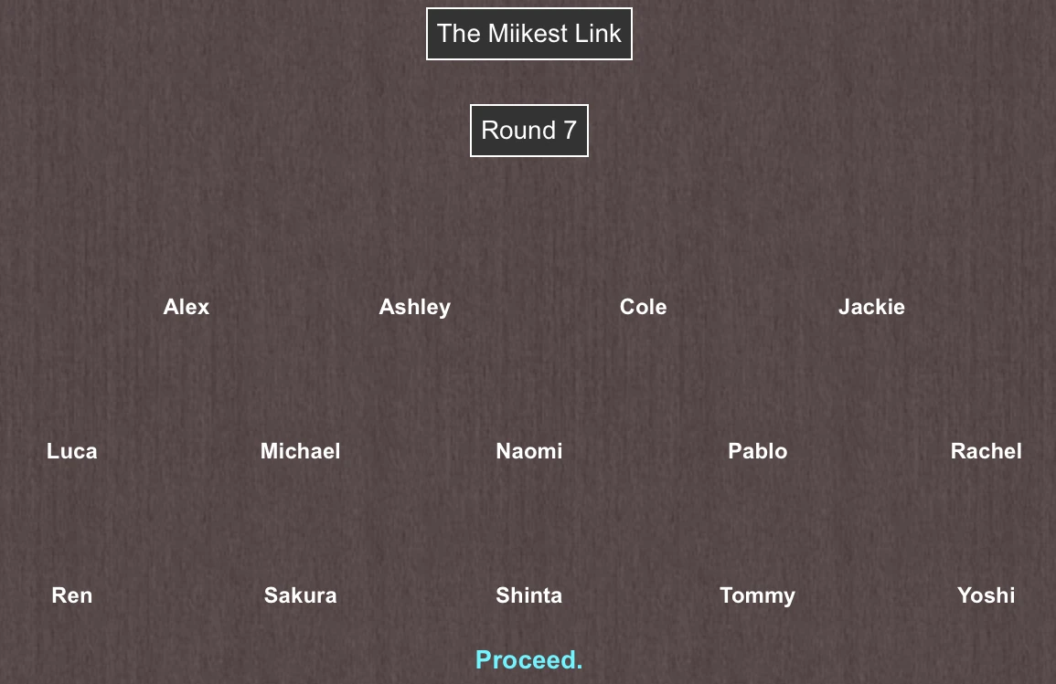 The Miikest Link: Round 7 | Fandom