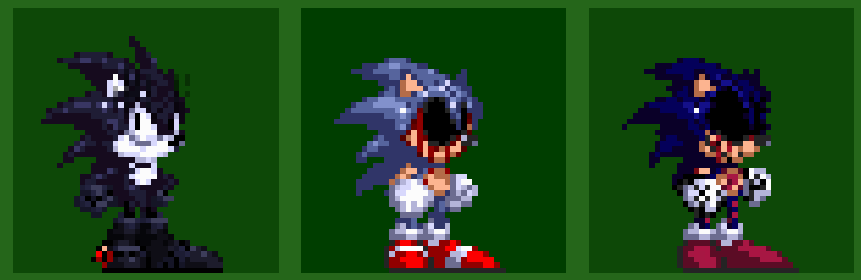 Pixel arts of Fakeout, Sonic.DEMO (my freaky EXE) and Exvalerious/Val | Fandom