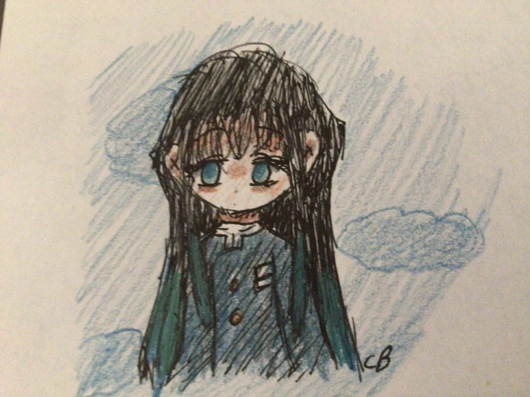 Muichiro drawing I made last night | Fandom