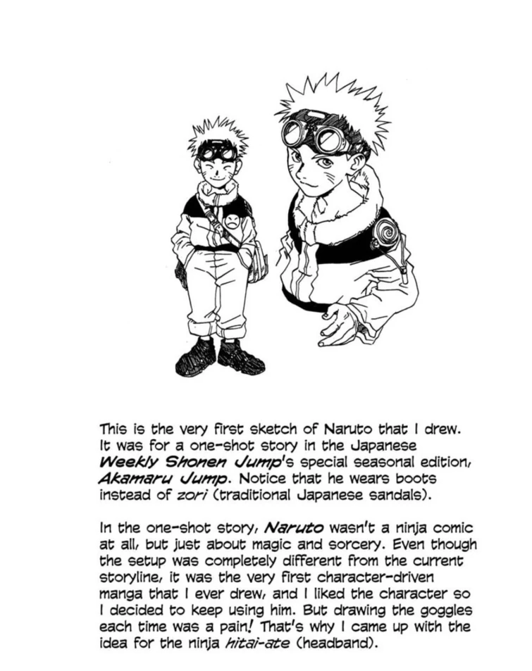 The first sketch of Naruto made | Fandom