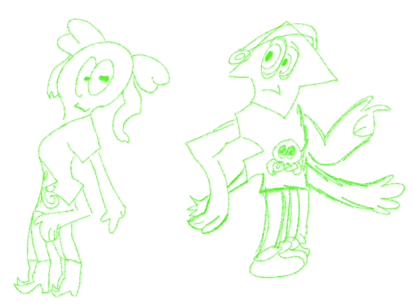 I’m kinda sad we didn’t get the original inkling designs | Fandom