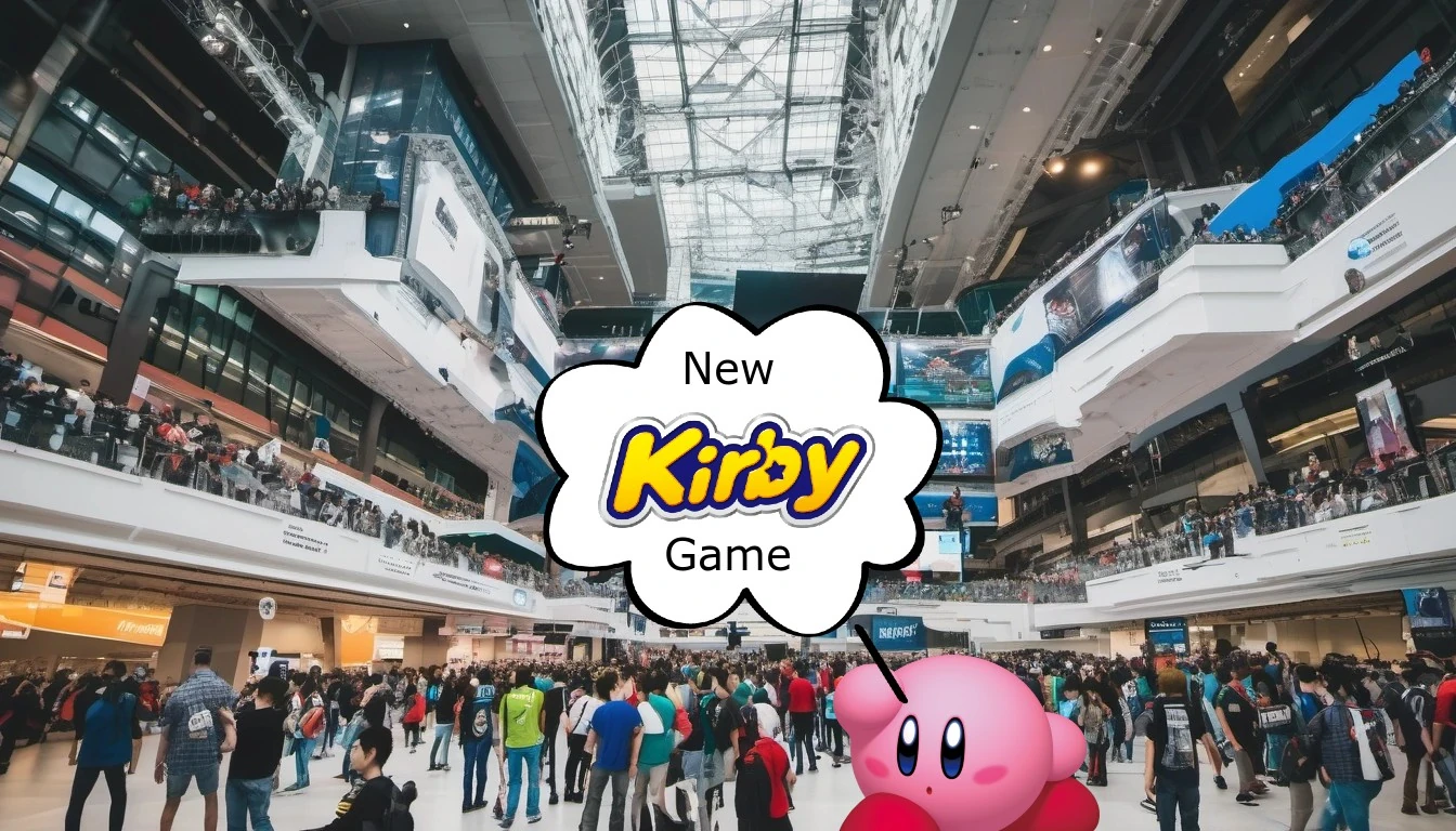 Kirby at a Video Game Convention | Fandom
