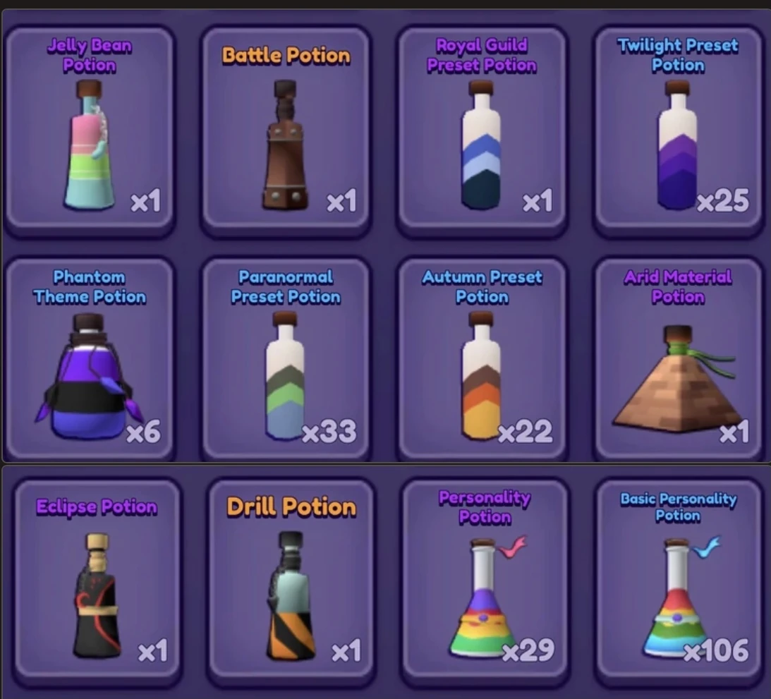 Trading pots for leg c and leg e pots! | Fandom
