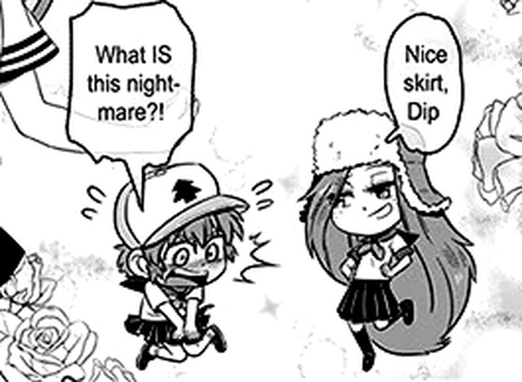 REMEMBER! Dipper Canonically wore a skirt in Lost Legends! | Fandom