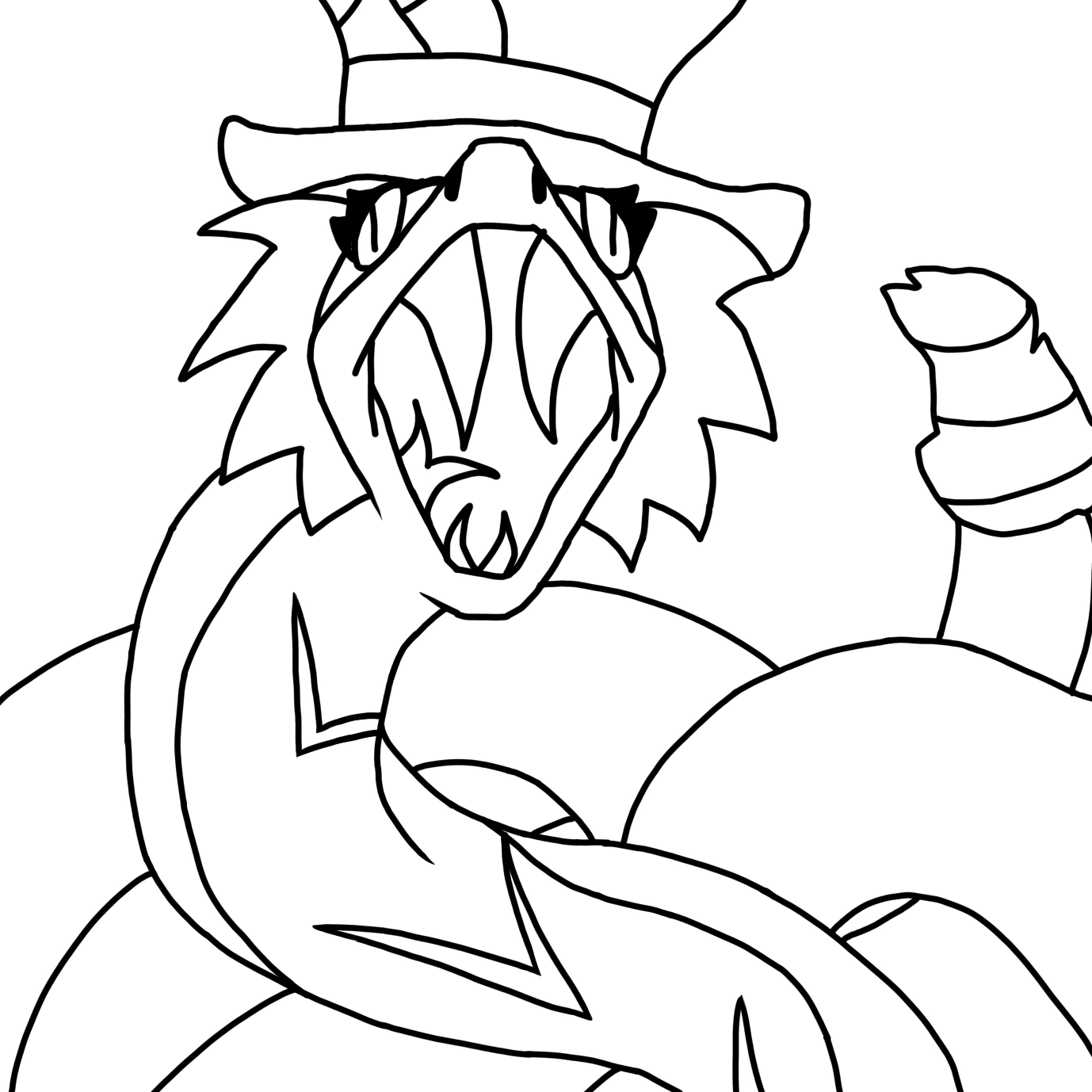 Continuing this drawing of new snek | Fandom