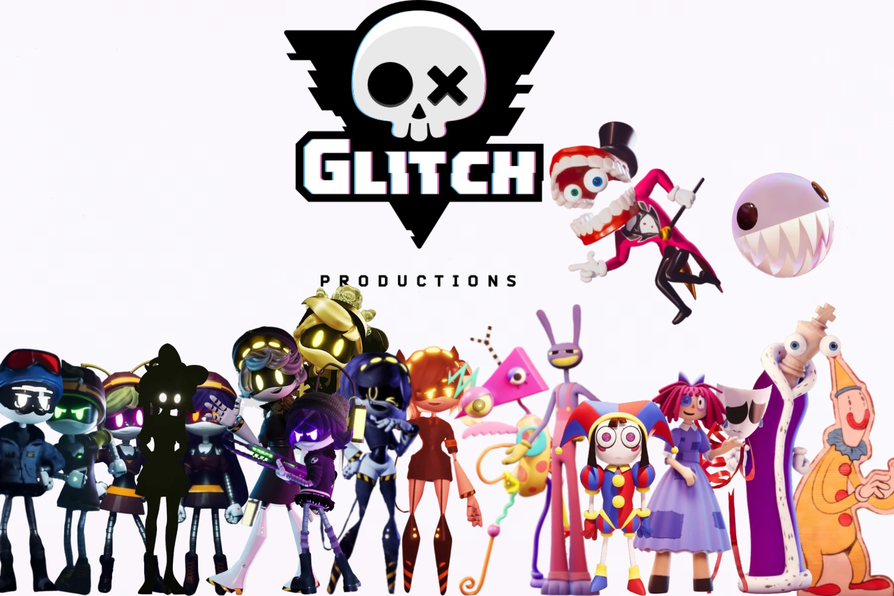 A glitch productions portrait/scale comparison I made | Fandom
