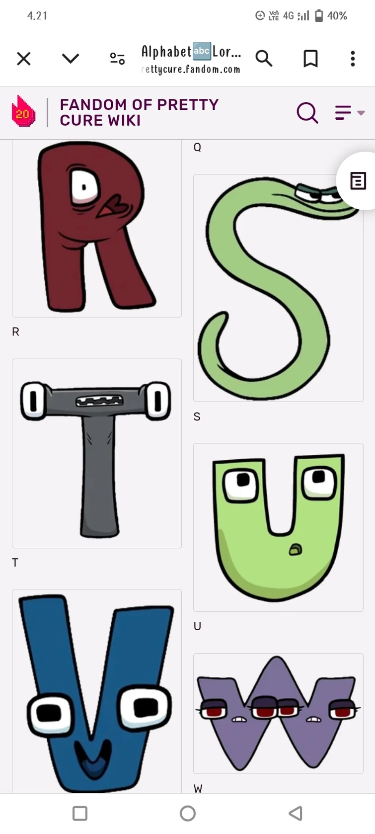 Why alphabet Lore in fandom of pretty cure wiki | Fandom