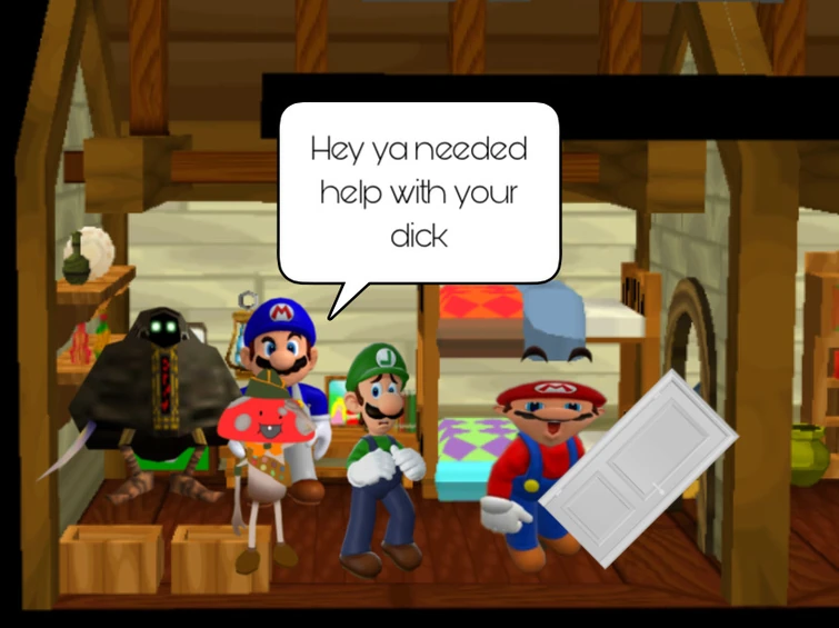 SMG4 Shortened: Mario gets his pingas stuck in the door | Fandom