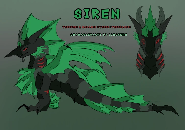 SIREN - Veidrahii hybrid reference sheet | Fandom