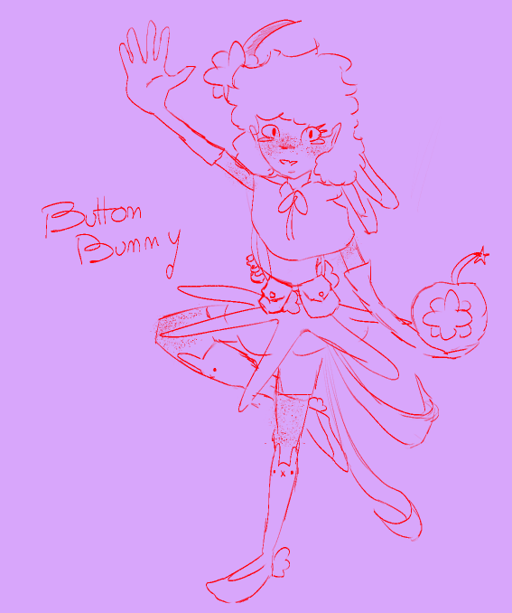 button bunny sketch thingy | Fandom