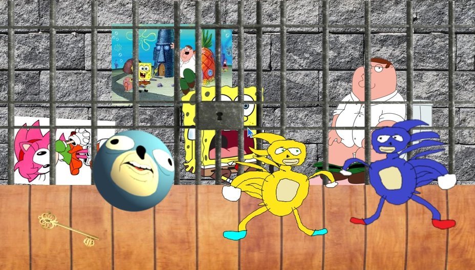 SpongeBob & Peter get thrown in Sanic's Jail | Fandom