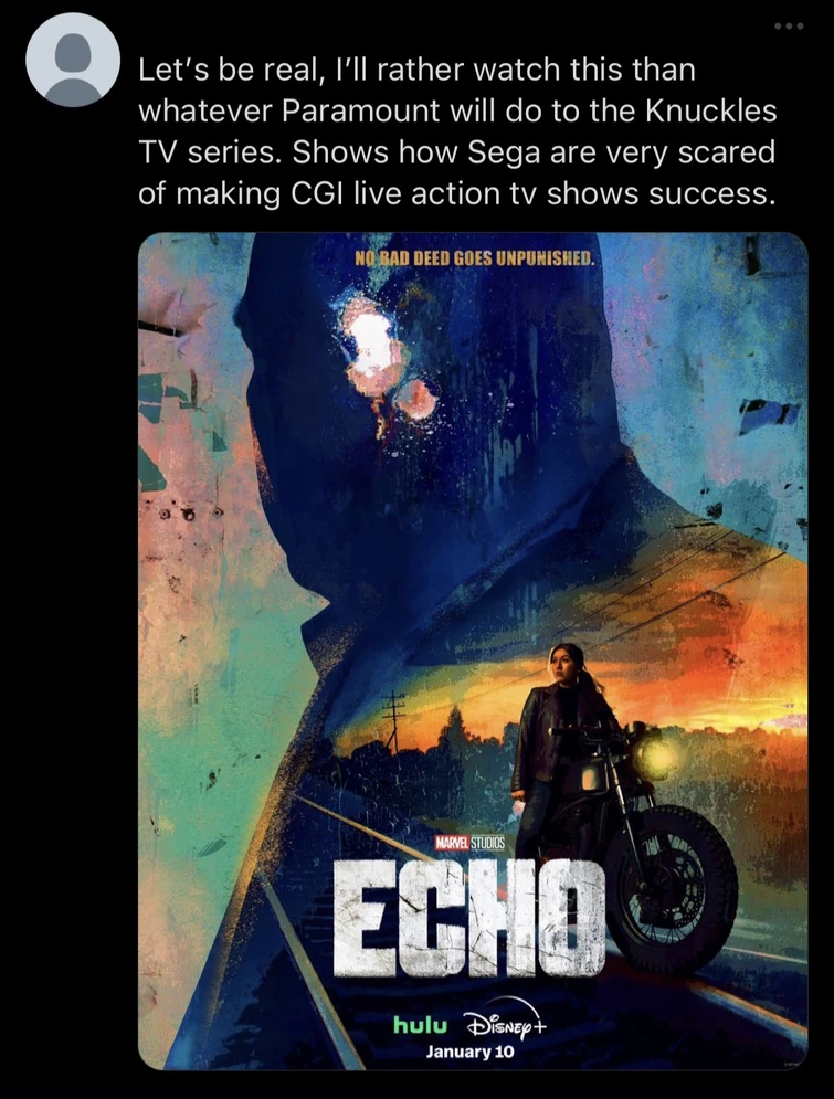 Echo will be better than Knuckles? What?! | Fandom