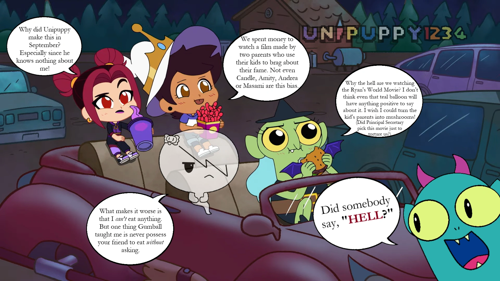 Saw the new Chibi short and I decided to add Scarm and Carrie because ...