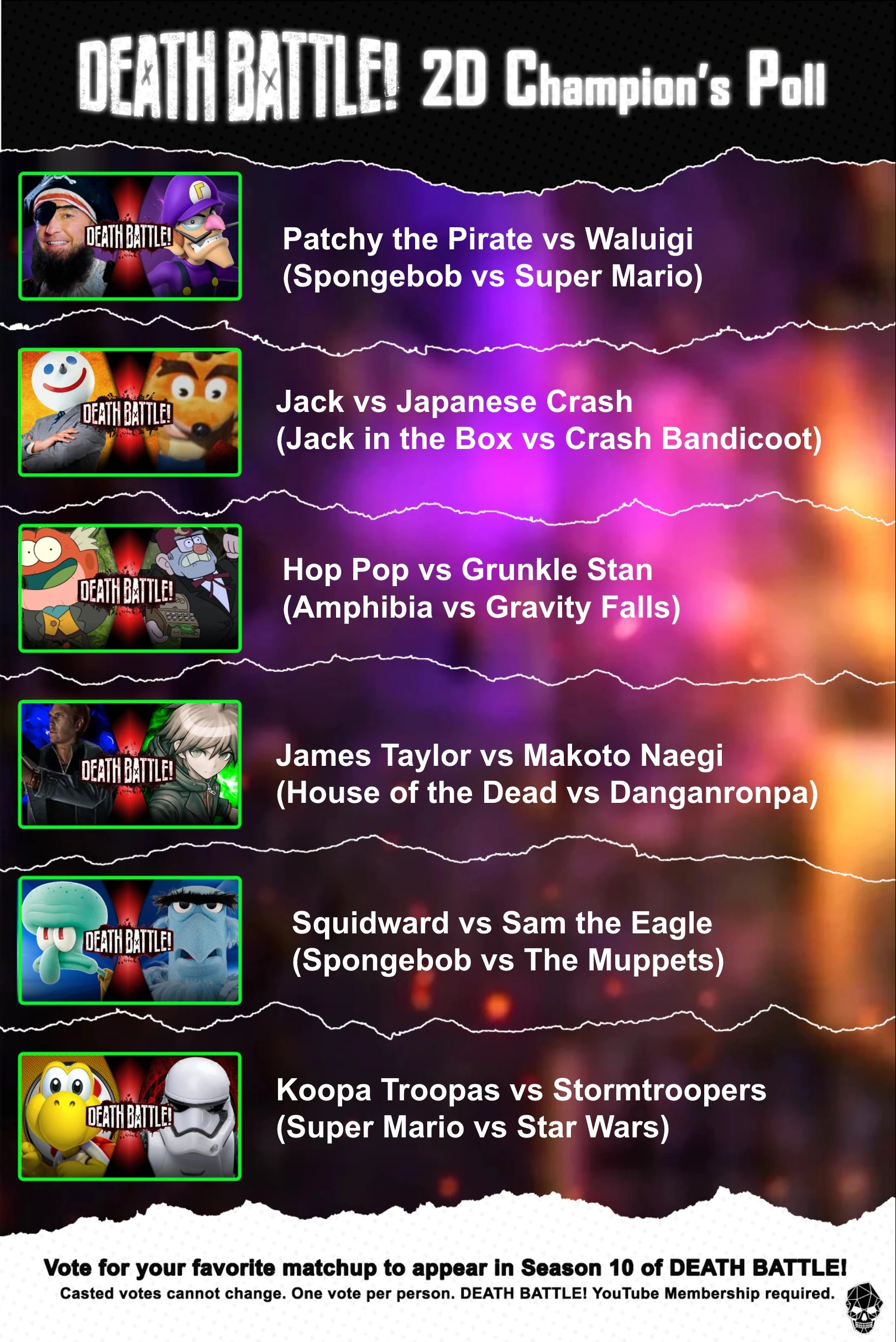 My Fan-Made Champions Polls for 2D and 3D | Fandom