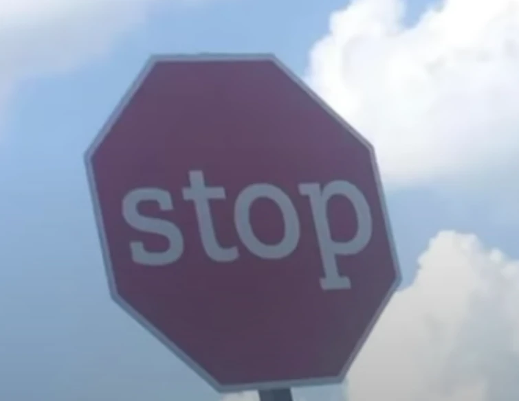 cursed stop sign | Fandom