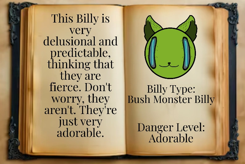 Bush Monster Billy's Bestiary (Cherry on top) | Fandom