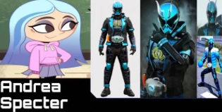 Andrea Davenport as Kamen Rider Specter | Fandom