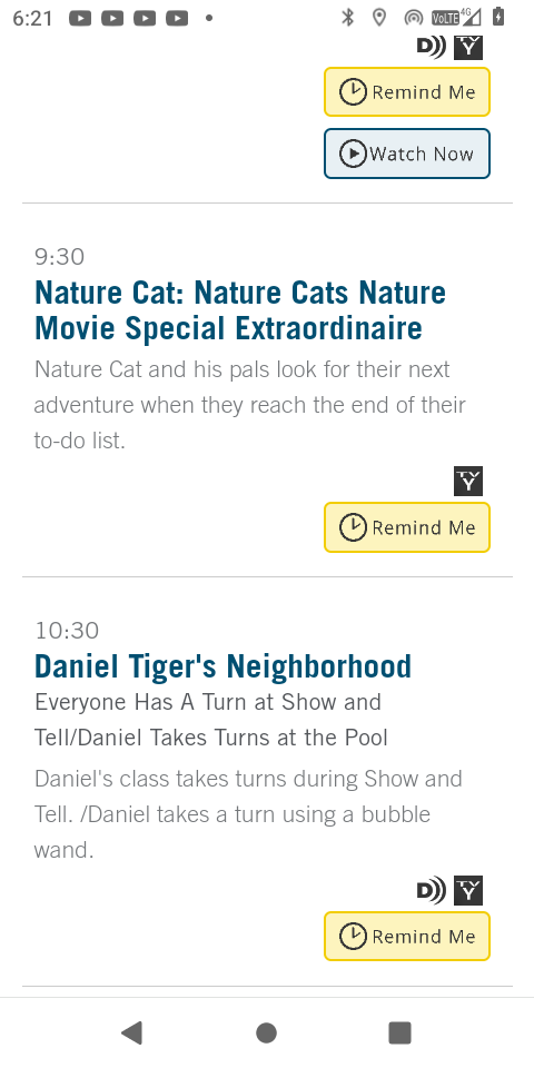 WHRO was confirmed all New Nature Cat special going to air On Monday ...