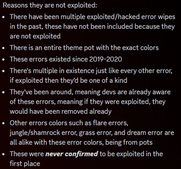 trading/selling rare errors | Fandom