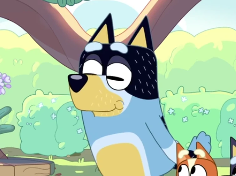 I randomly paused Bluey episodes and here's what images I came across ...