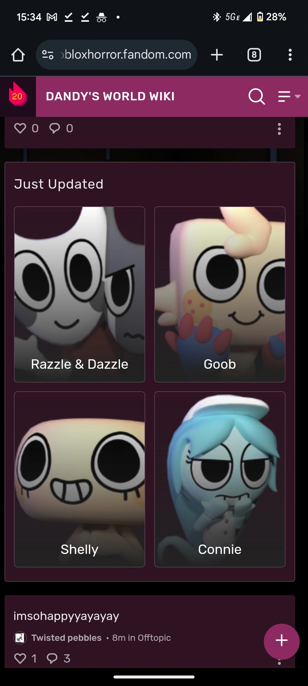 Razzle and Dazzle asked Goob and Shelly to invite Connie to the ...