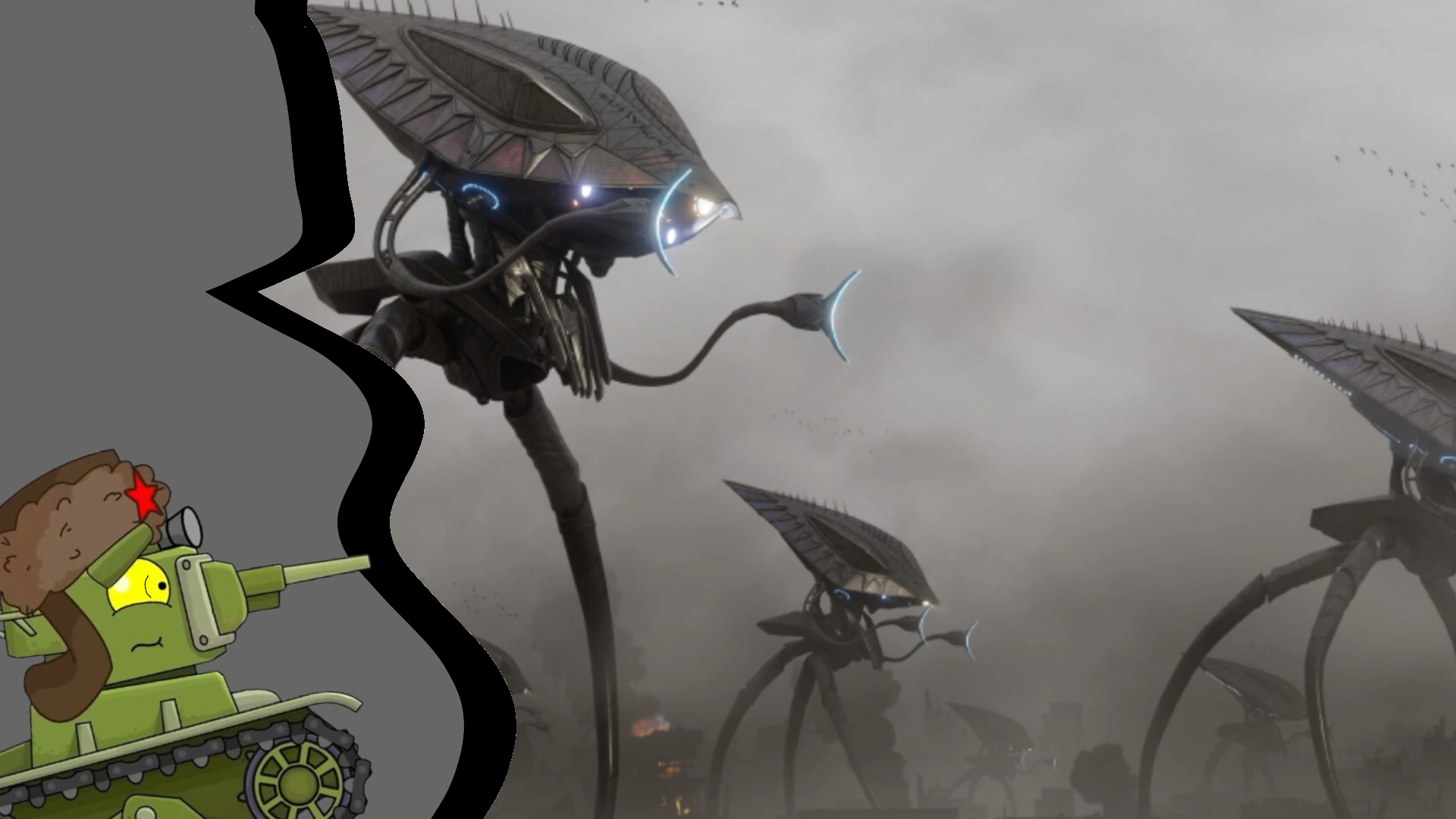 Tanks vs martians fighting machine | Fandom
