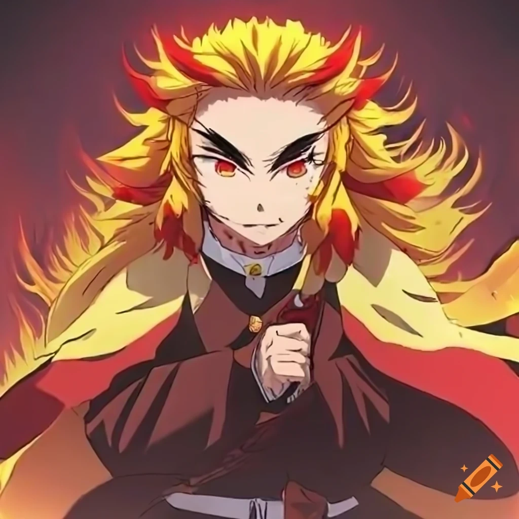 this ai generated pic of rengoku i found (ig its not bad?) | Fandom