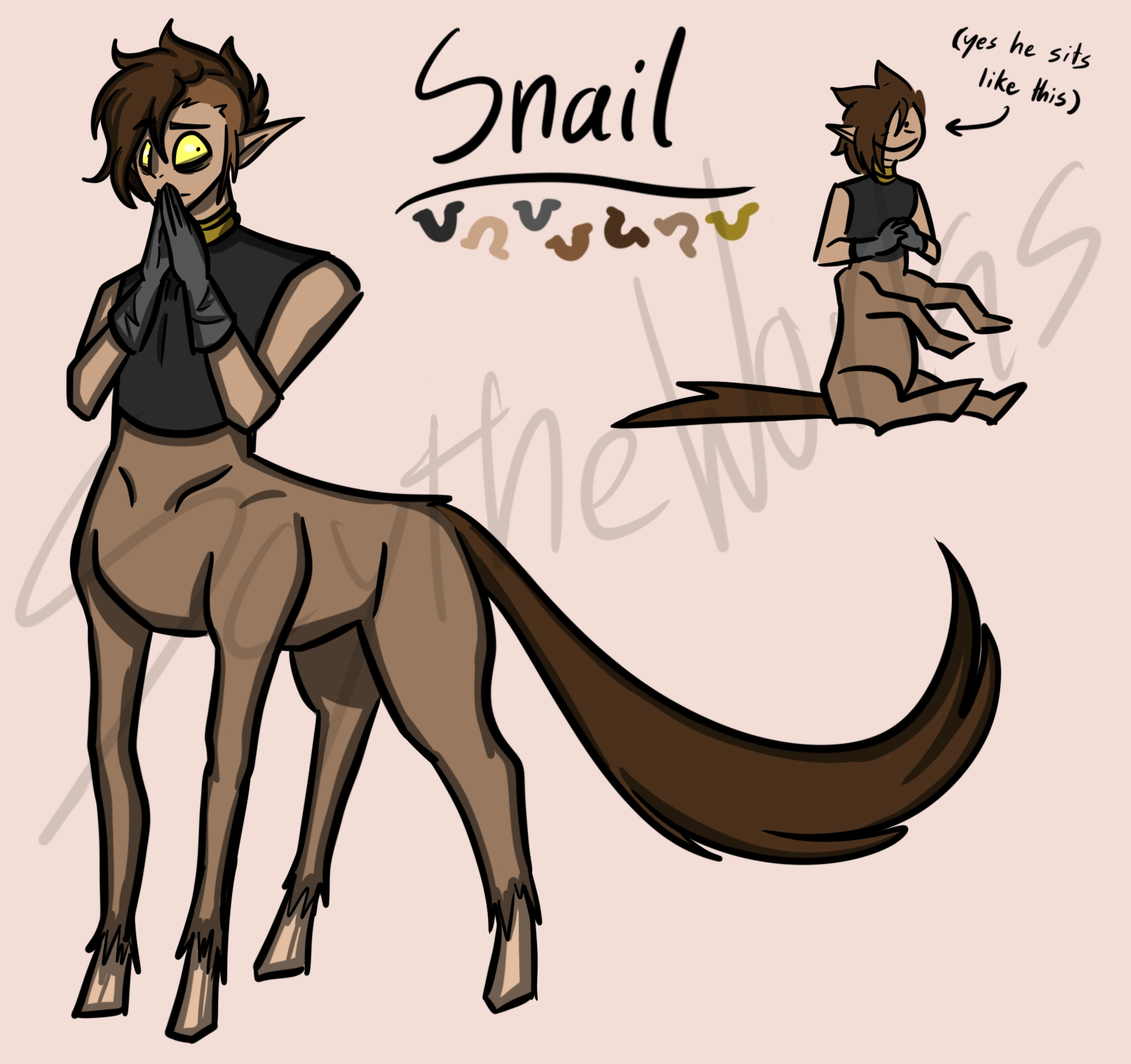 Snail, the 2nd to last centaur* (semi-joke character) | Fandom