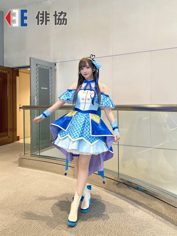 The voice actresses who wear the costumes of their own characters. and ...