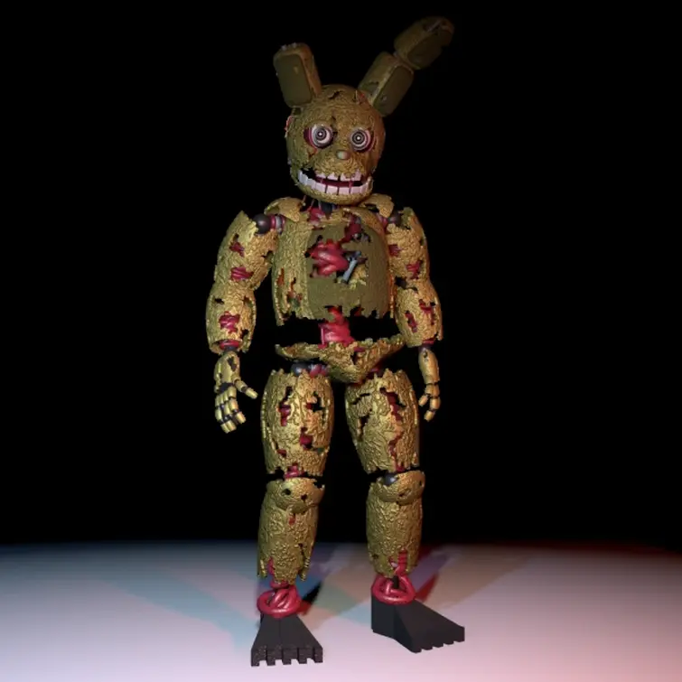 the most peak springtrap model dosent exist, he cant hurt you. | Fandom