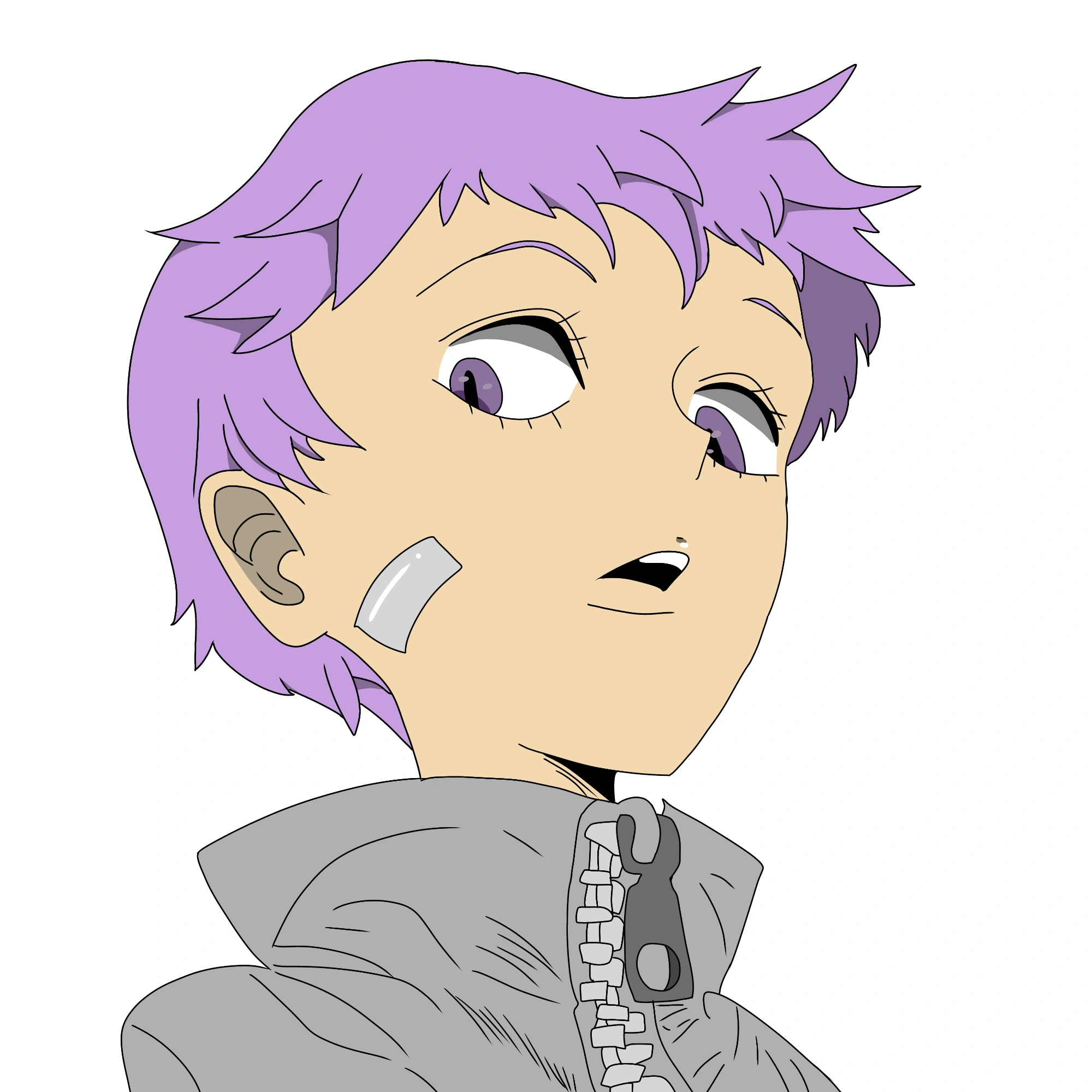 Oh yeah, someone wanted violet in the anime style, so here! | Fandom