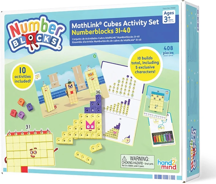The MathLink Cubes Numberblocks 31-40 Activity Set is out! Let's hope ...
