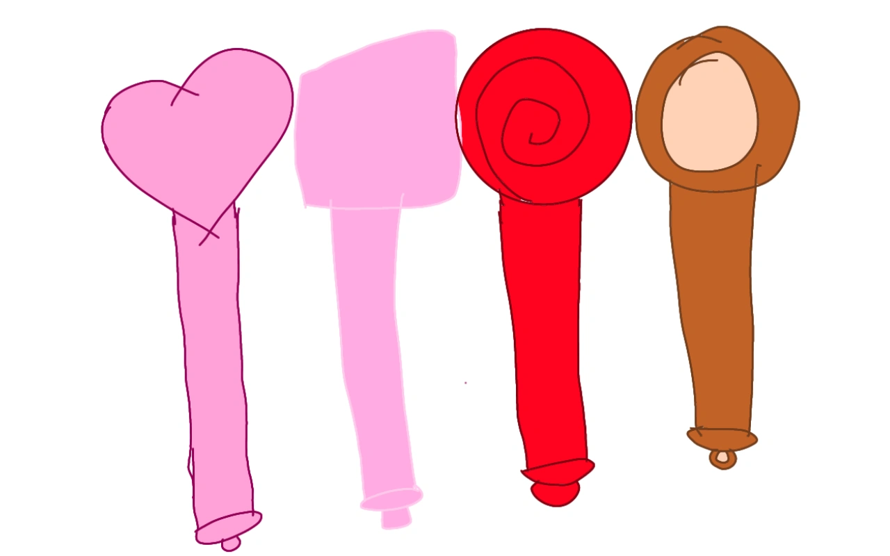 Picture of the Candy Staffs | Fandom