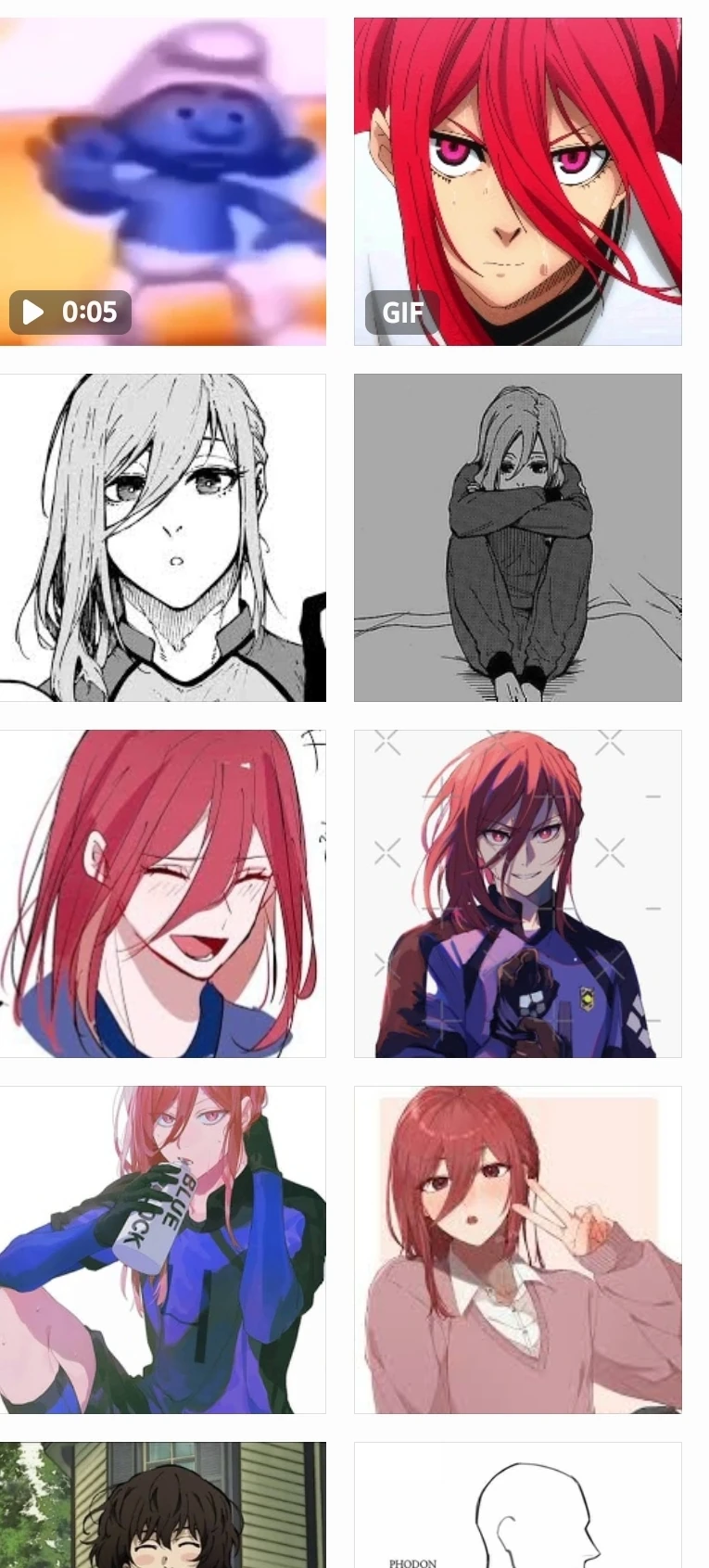 My sister is so OBSESSED with Chigiri that she is filling up our ...